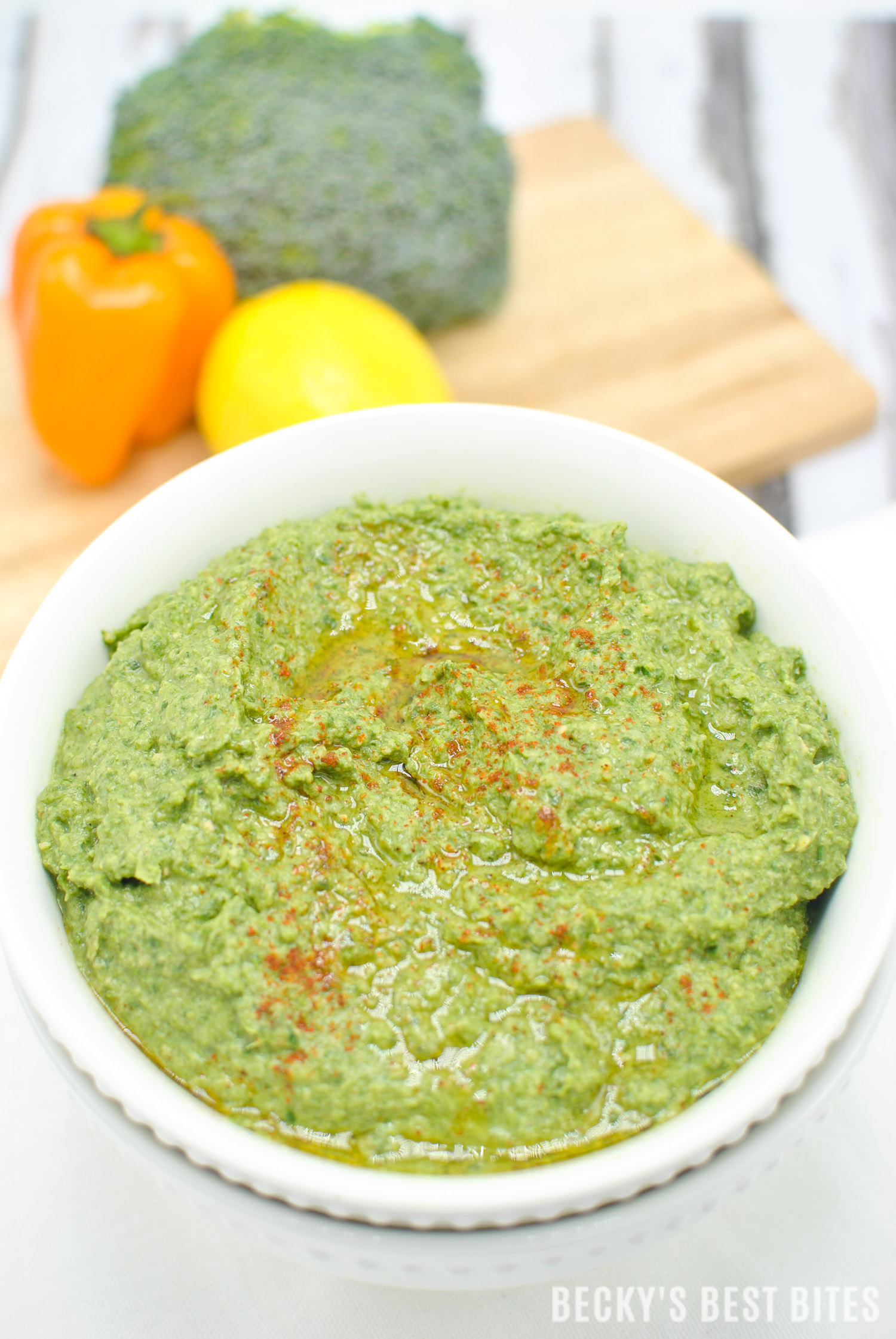 Green Goddess Spinach Hummus Recipe | Becky's Best Bites