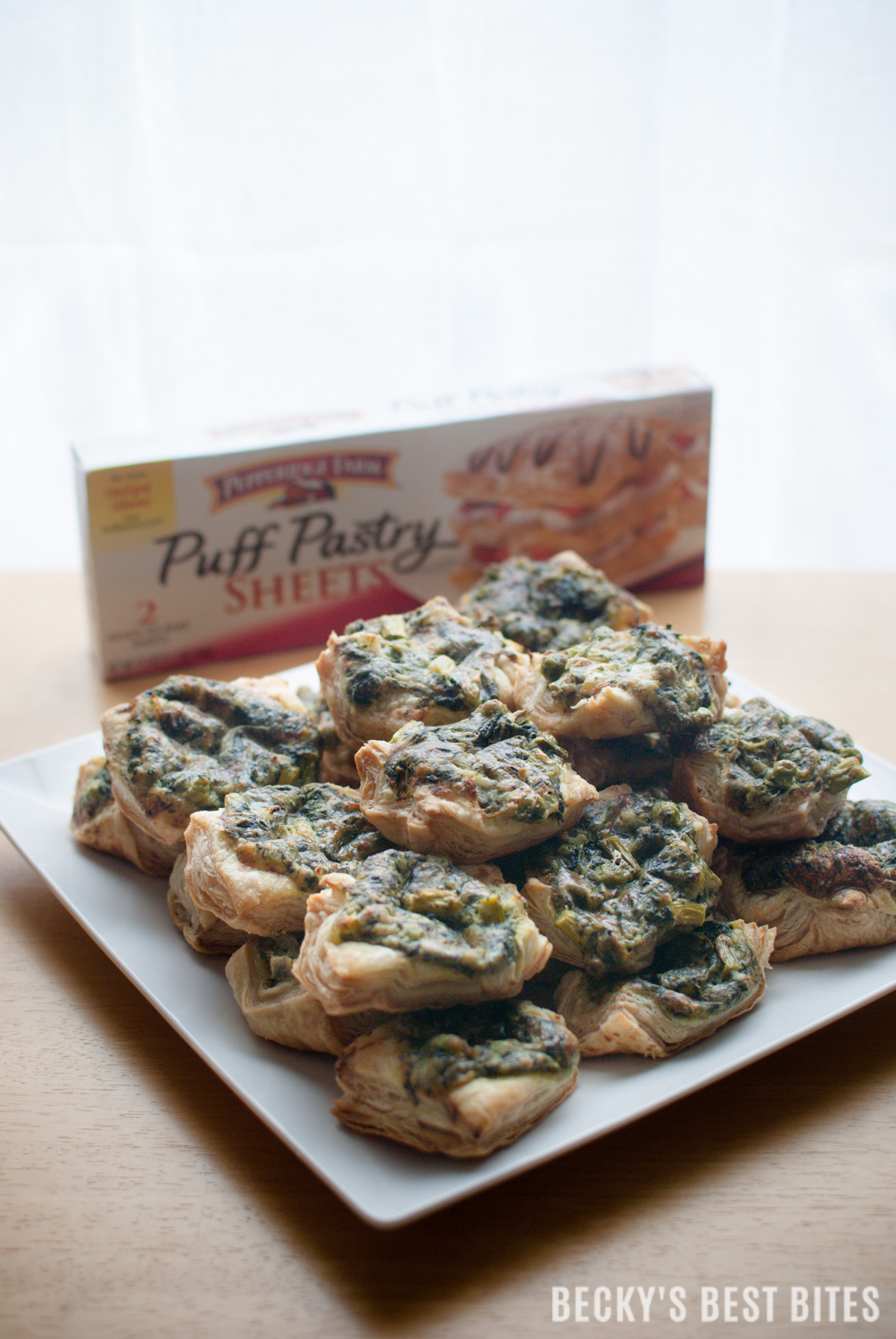 Spring Vegetable Puff Pastry Tarts Recipe - Becky's Best Bites